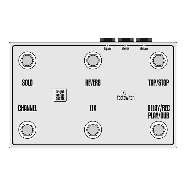 Cube 40XL 80XL Footswitch - Bright Onion Pedals