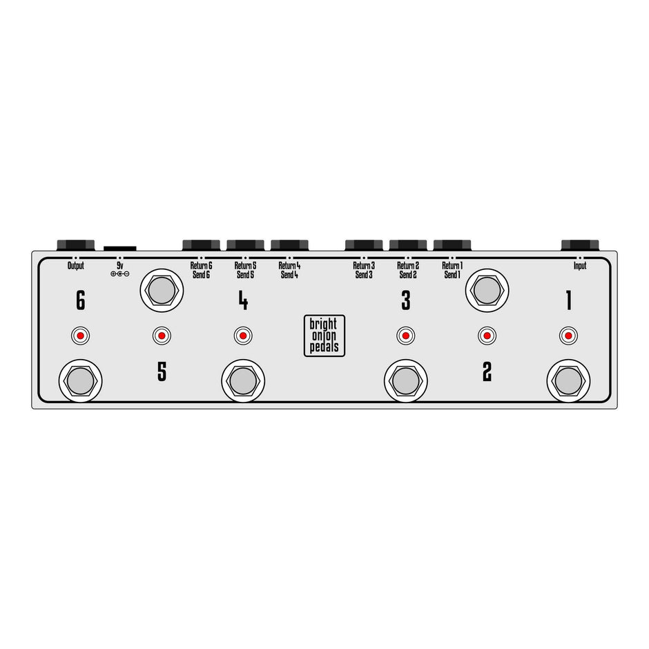 Six Looper – Bright Onion Pedals